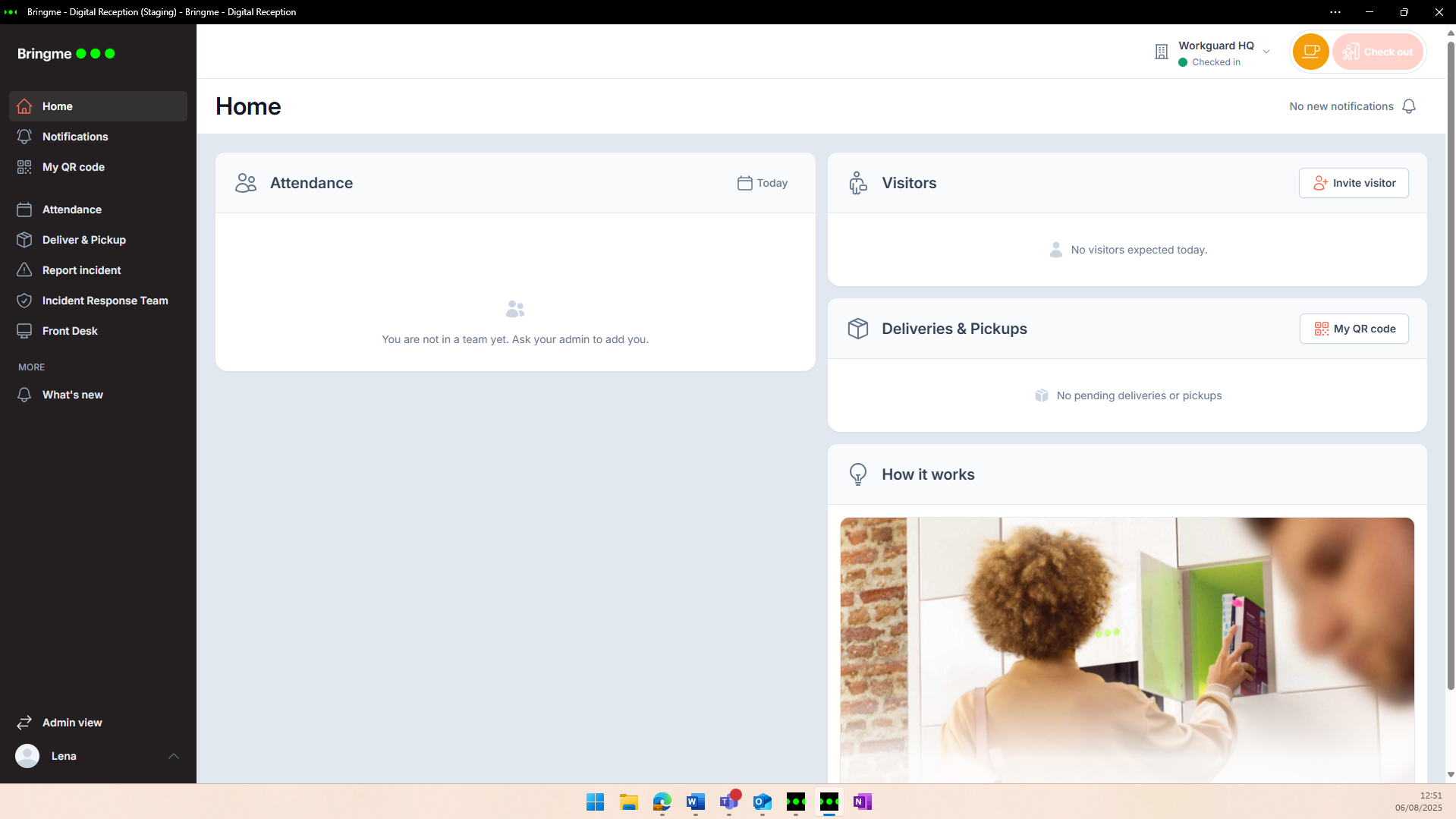 What is the 'How it works' card on the Home Page? – Bringme HelpCenter